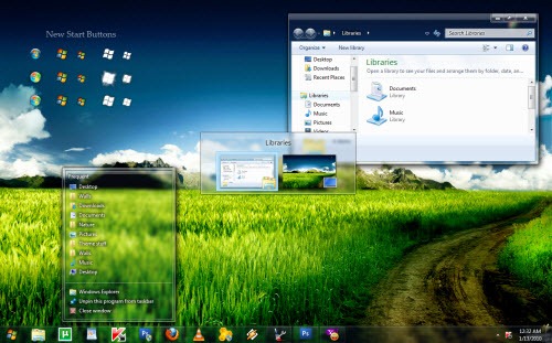 20 Fresh and Beautiful Windows 7 Themes